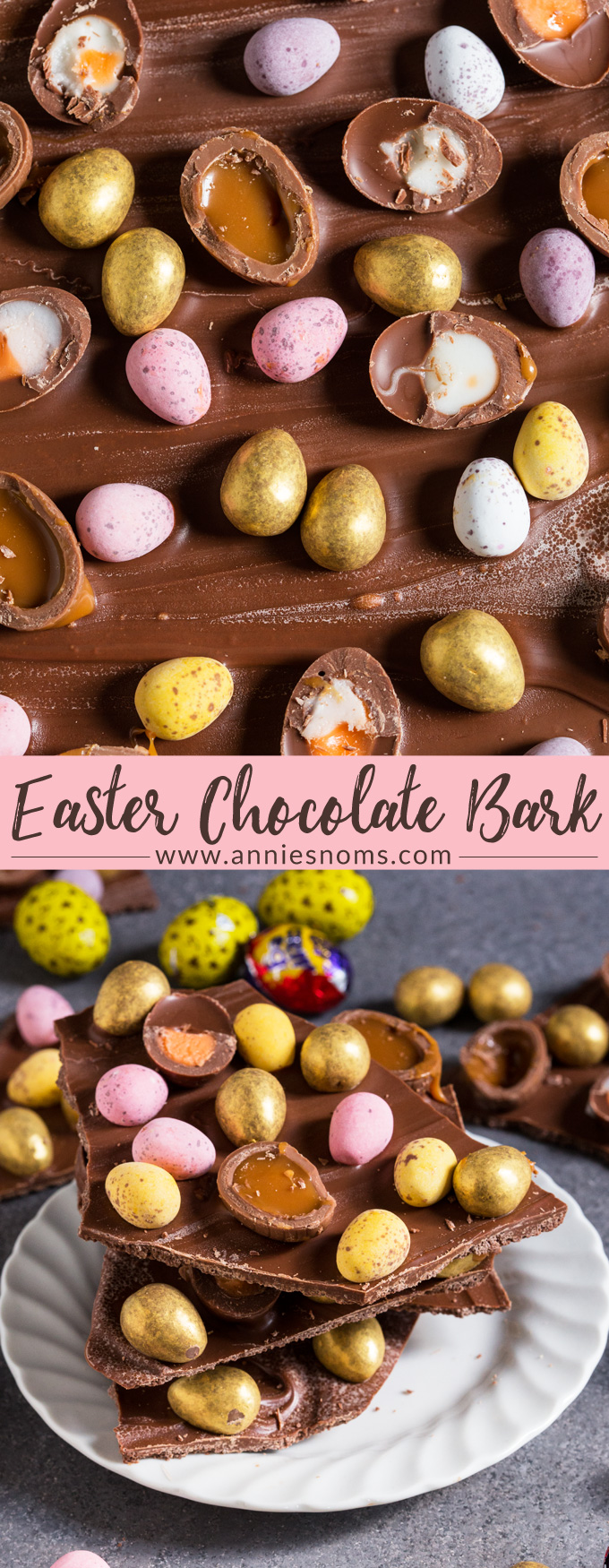 Easter Chocolate Bark - Annie's Noms
