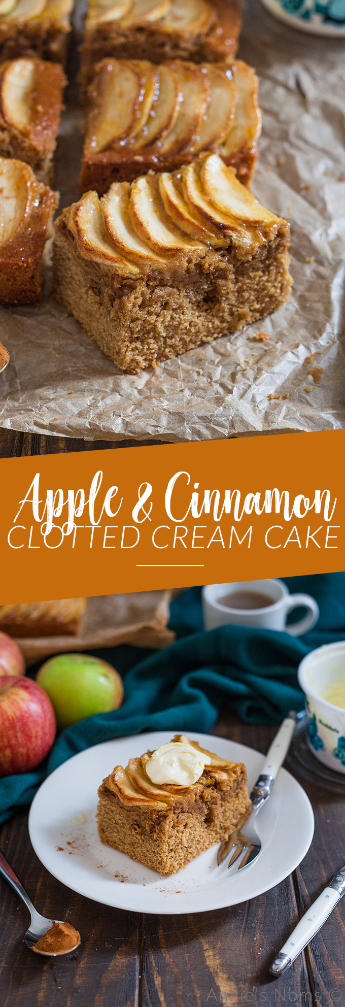 Apple and Cinnamon Clotted Cream Cake - Annie's Noms