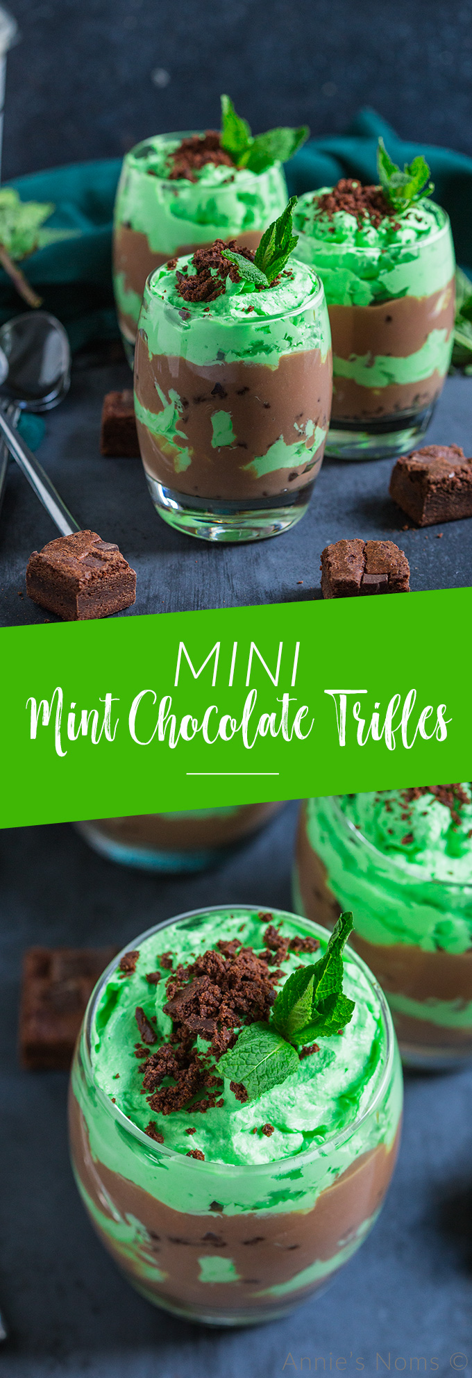 Mini Mint Chocolate Trifles Annies Noms