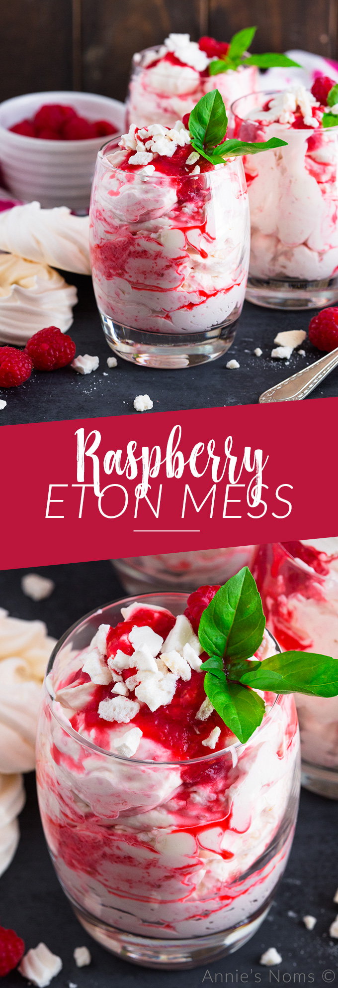 Raspberry Eton Mess - Annie's Noms